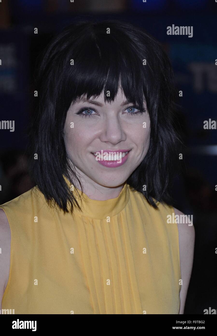 New York, NY, USA. 20th Aug, 2015. Carly Rae Jepsen in attendance for ...