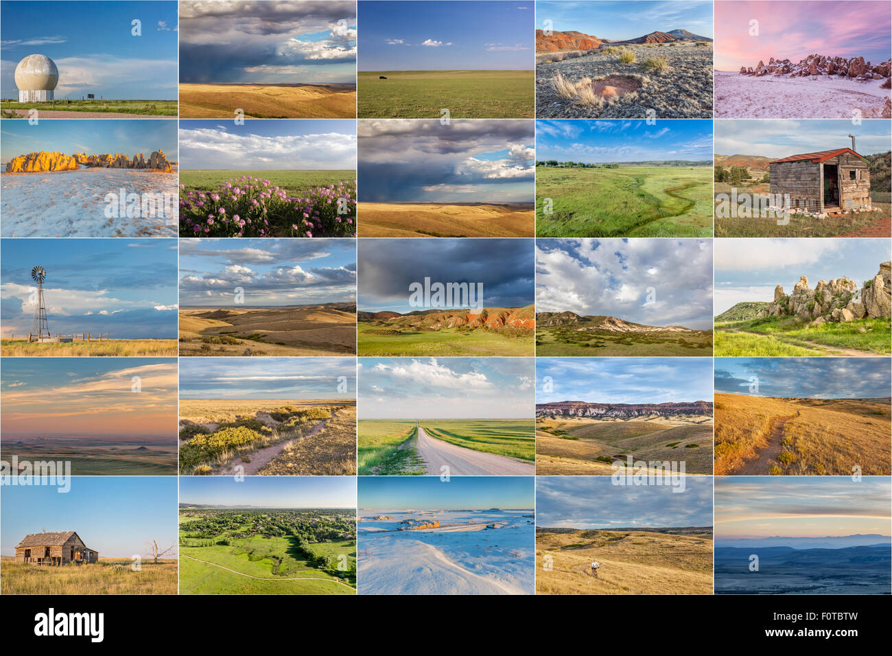 landscape picture collection from Colorado prairie including Pawnee ...