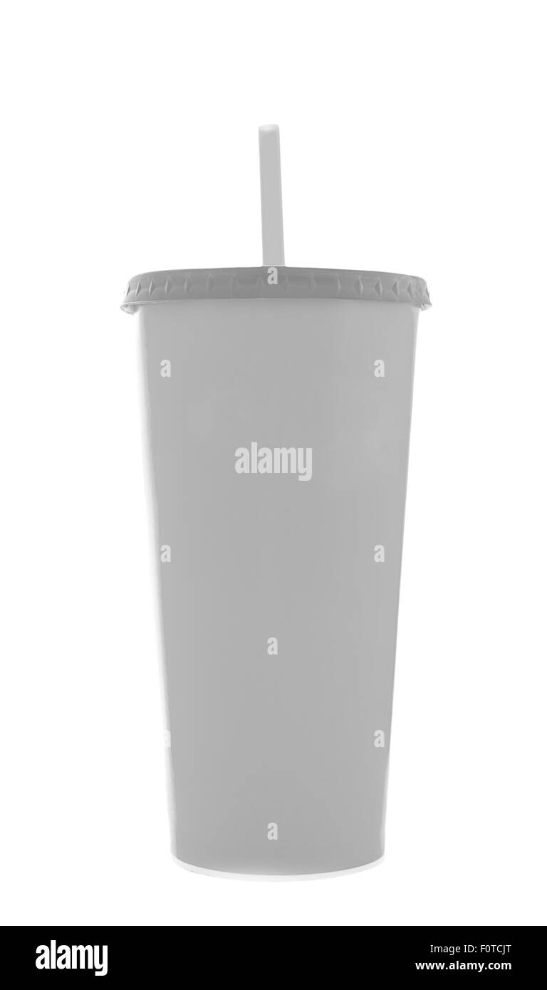 Blank fast food drinking cup, isolated on white background, Clipping ...