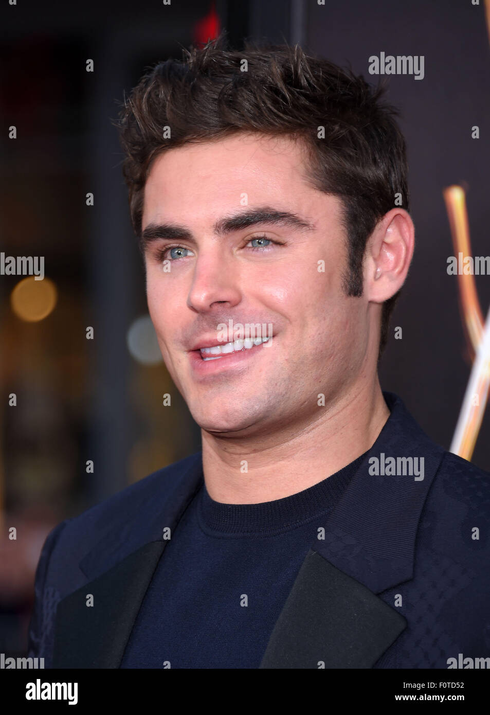 Hollywood, California, USA. 20th Aug, 2015. Zac Efron arrives for the ...