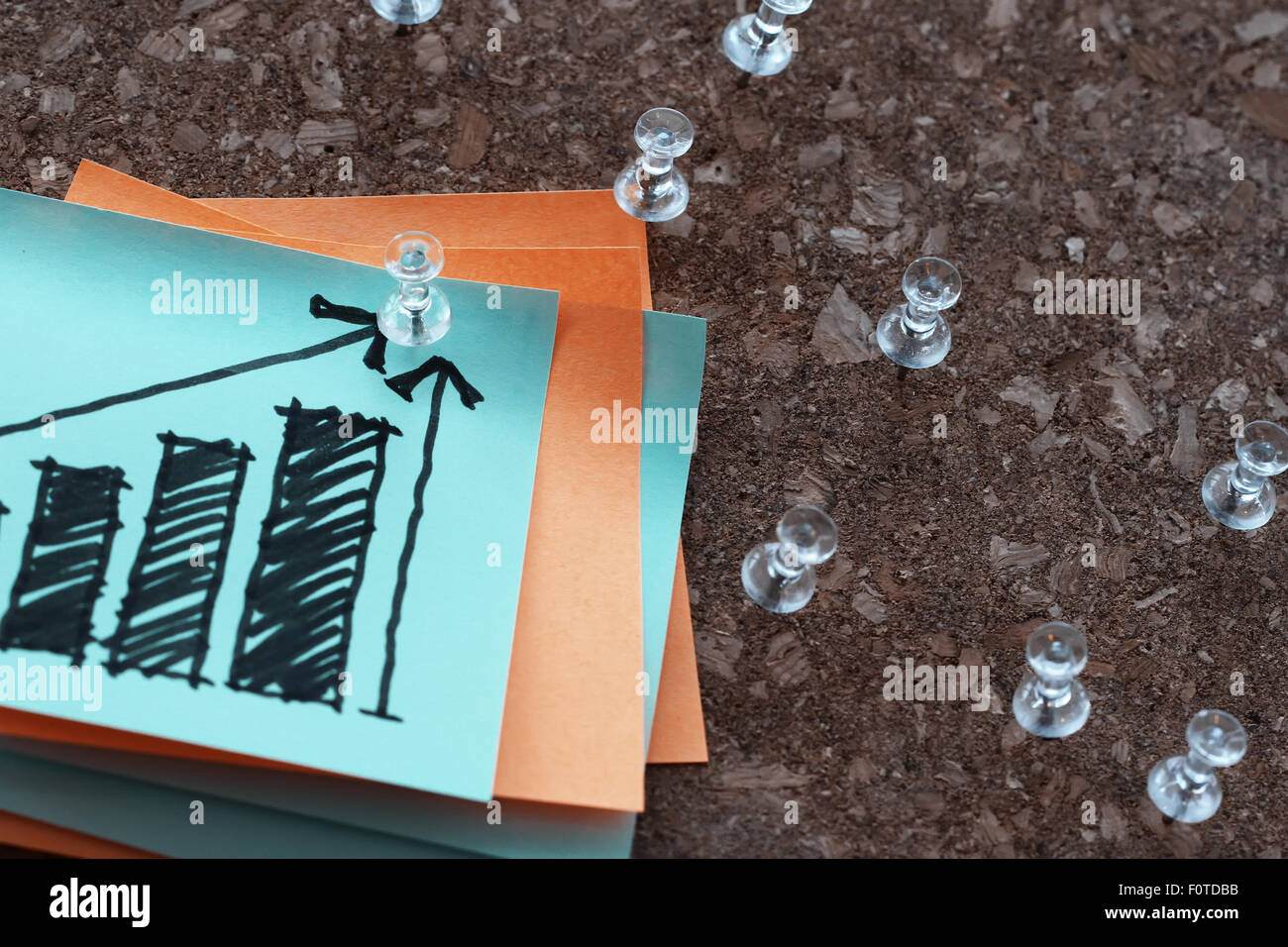 Drawing line graph on graph paper hi-res stock photography and images ...