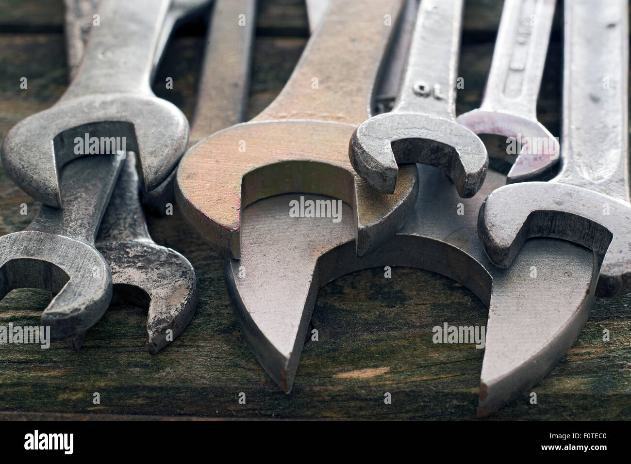 Old wrenches hi-res stock photography and images - Alamy