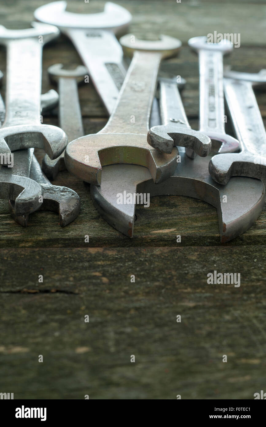 Old wrenches hi-res stock photography and images - Alamy