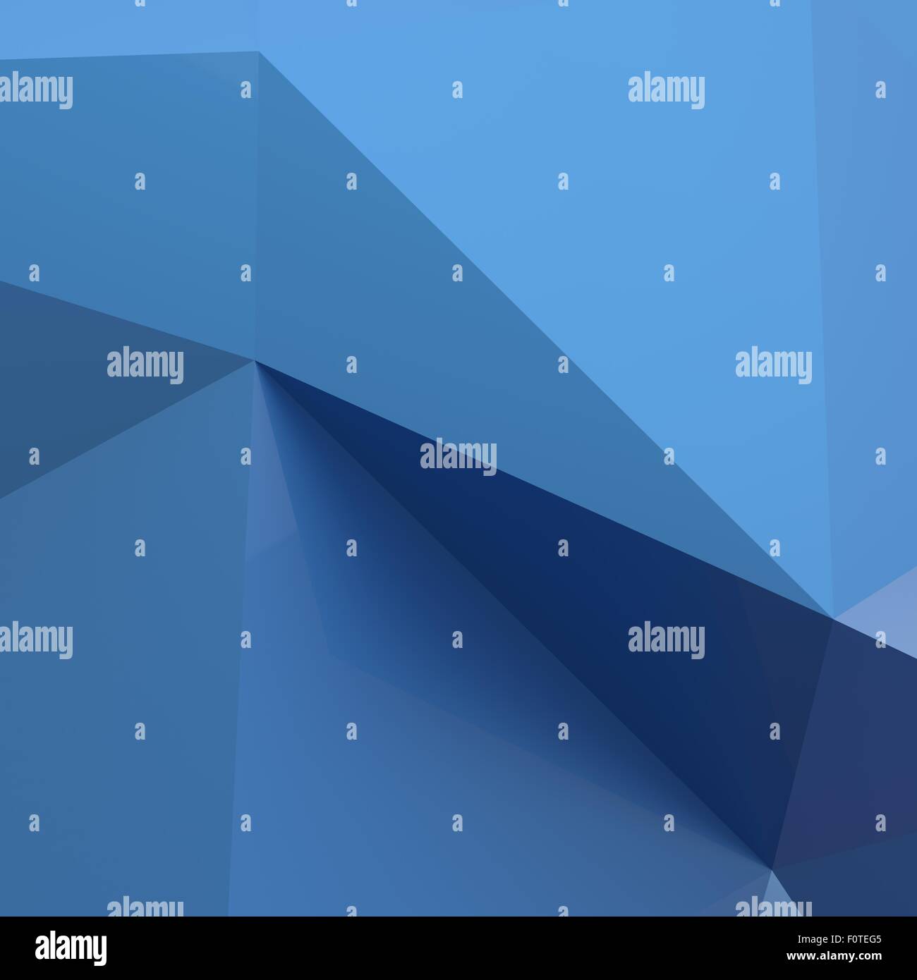 Empty low polygon laminate shelf on laminate table and geometric ...