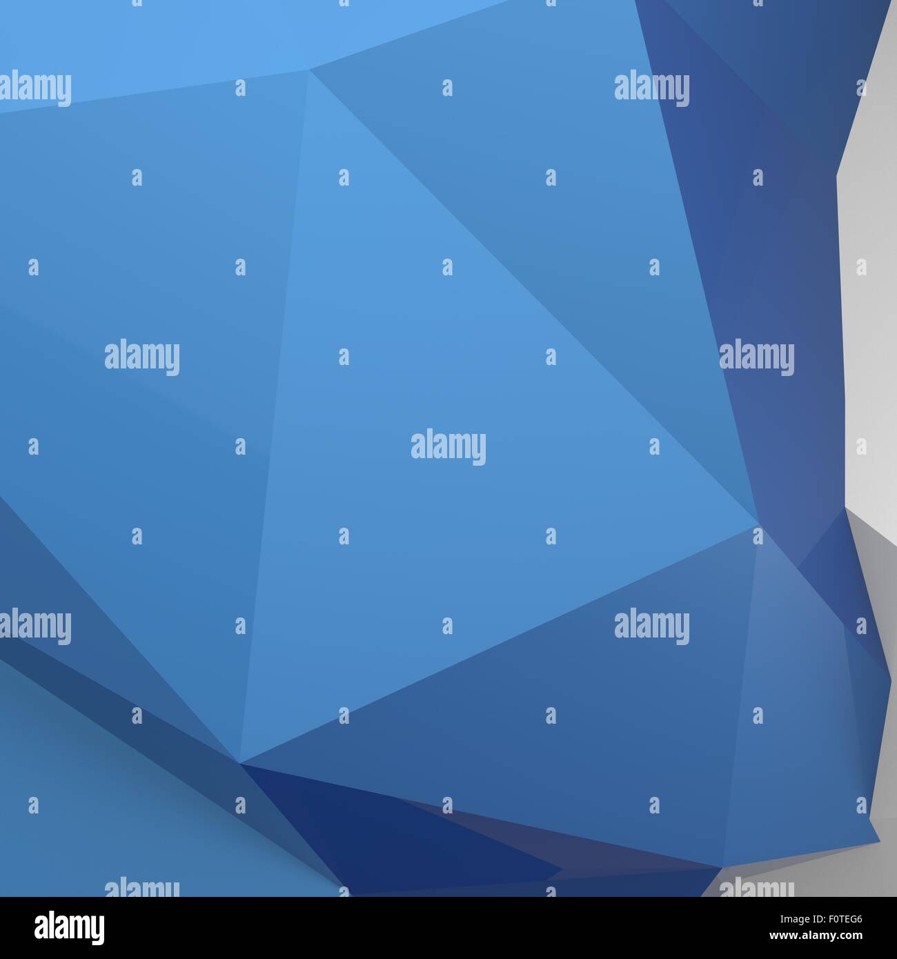 Empty low polygon laminate shelf on laminate table and geometric ...