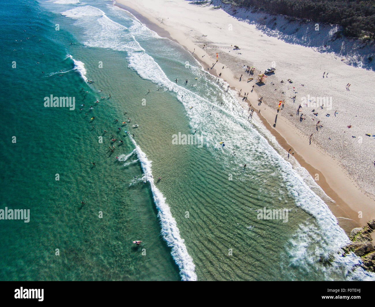 Main Beach, Point Lookout, N. Stradbroke Island, Queensland, Australia ...