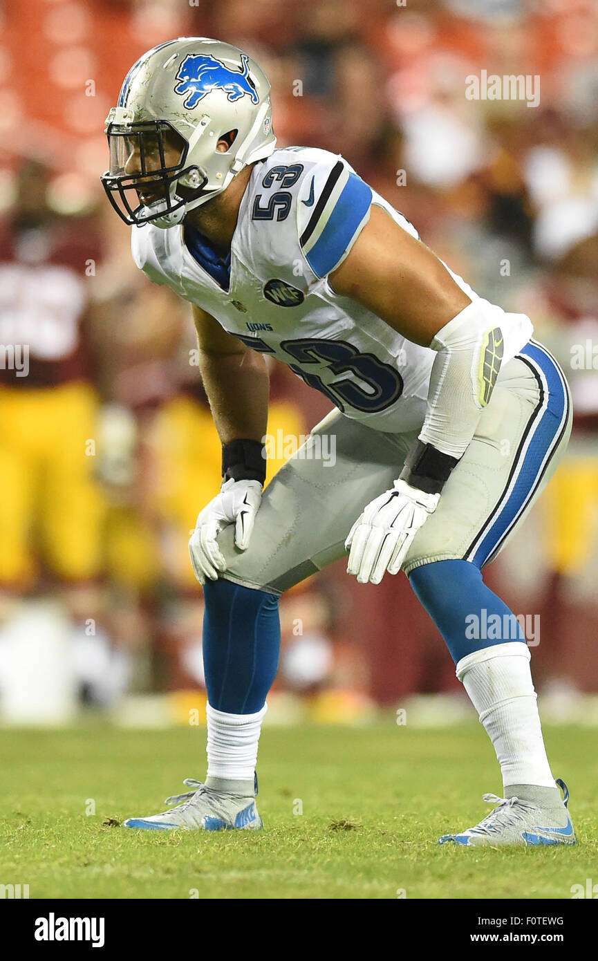 Landover, Maryland, USA. 20th Aug, 2015. Detroit Lions outside ...
