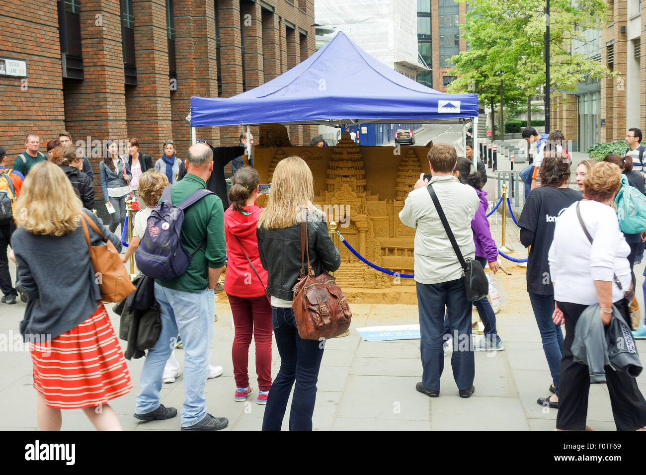 Crowds admiring sand sculptures of famous landmarks on top five ...