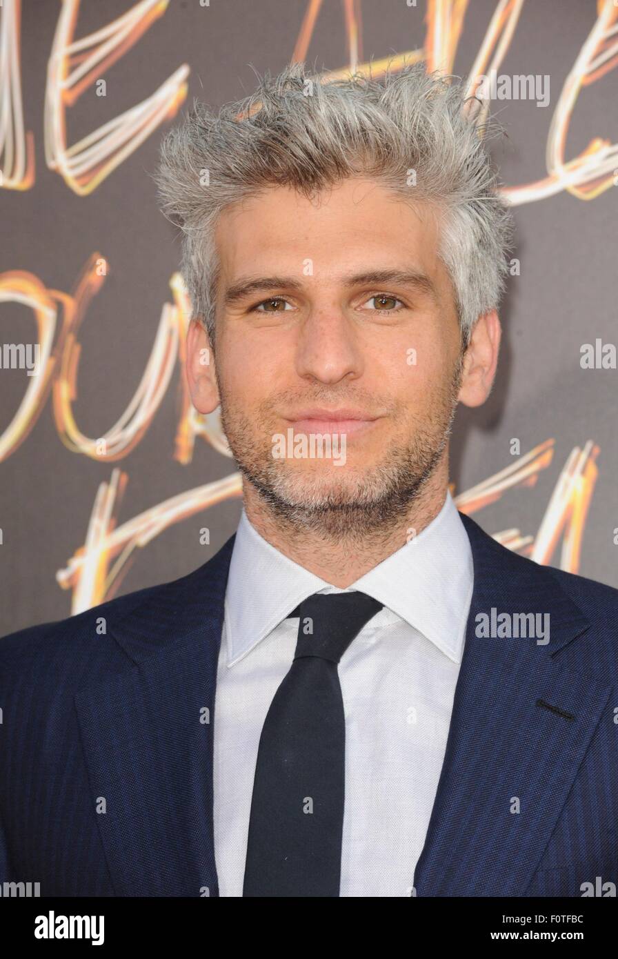 Los Angeles, CA, USA. 20th Aug, 2015. Max Joseph at arrivals for WE ARE ...