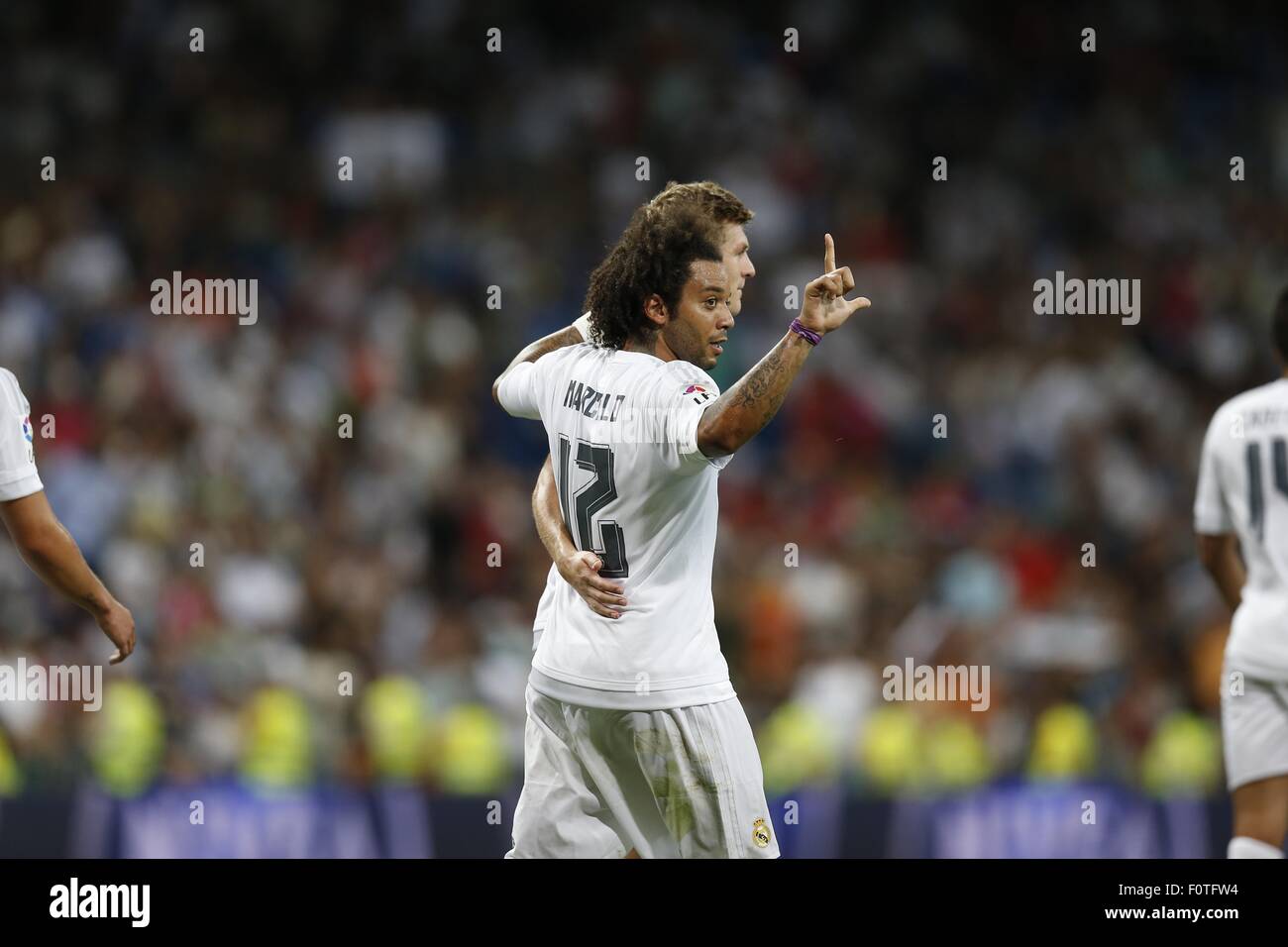 Madrid, Spain. 18th Aug, 2015. Marcelo (Real) Football/Soccer : Marcelo ...