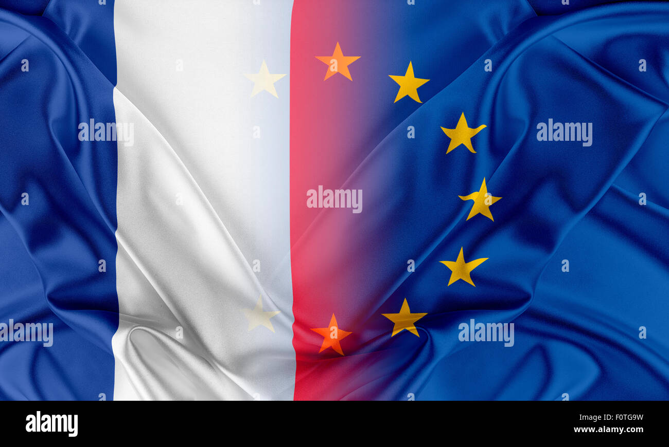 European Union and France Stock Photo - Alamy