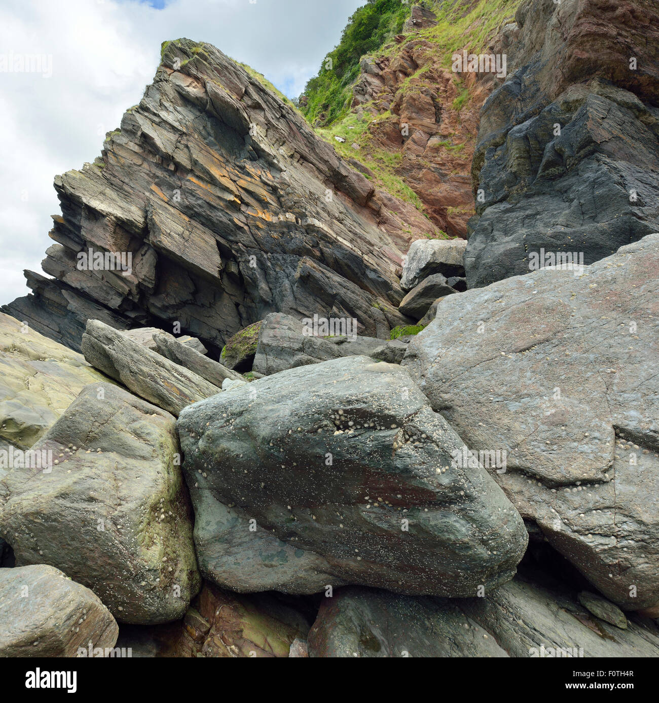 Woody bay devon beach hi-res stock photography and images - Alamy