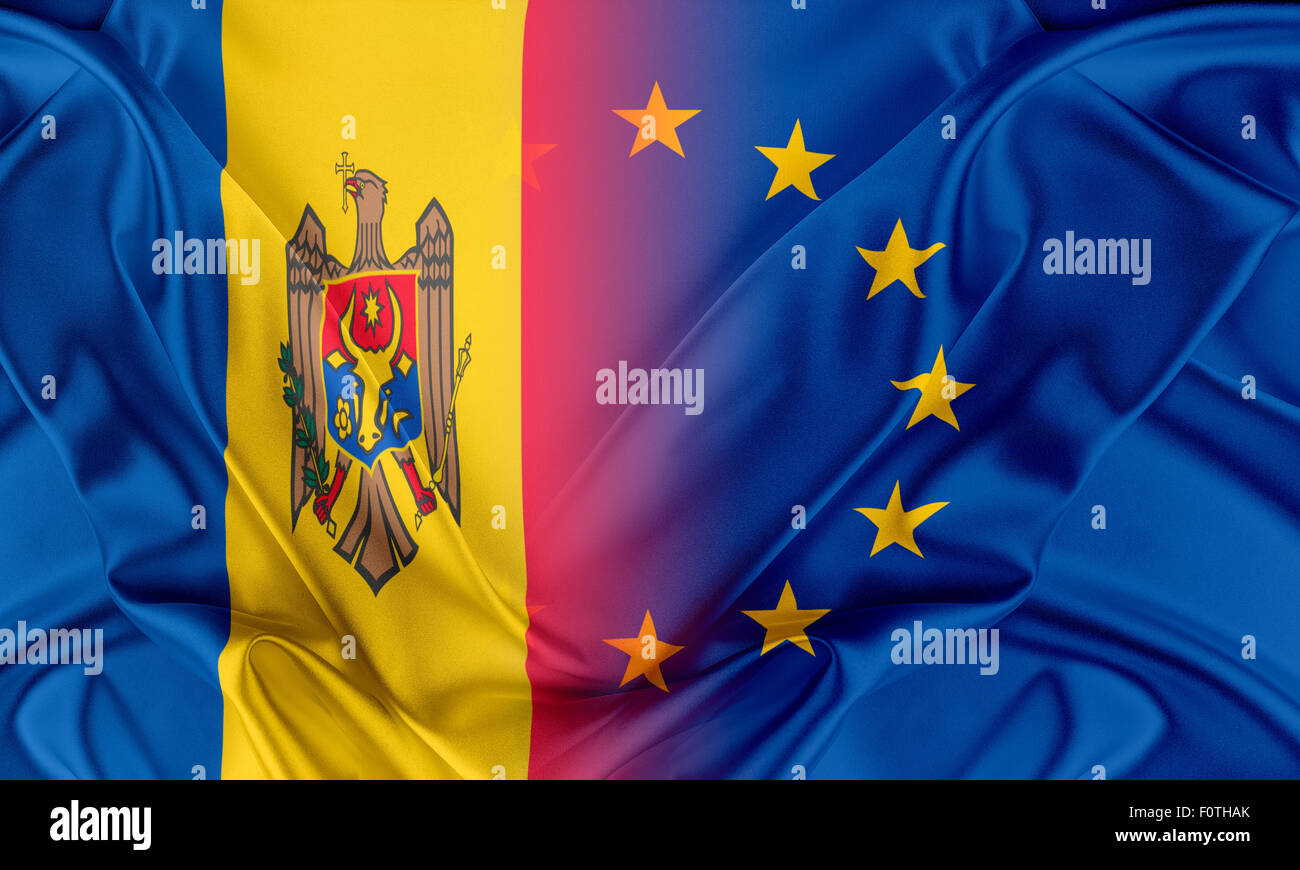 Flag of moldova waving hi-res stock photography and images - Alamy