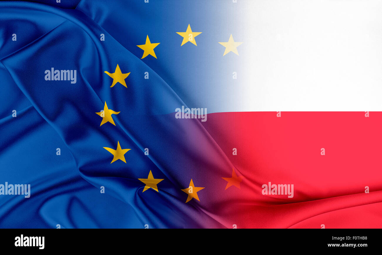 European Union and Poland Stock Photo - Alamy