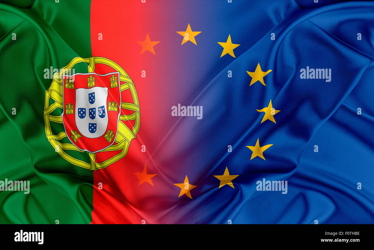European Union and Portugal Stock Photo - Alamy