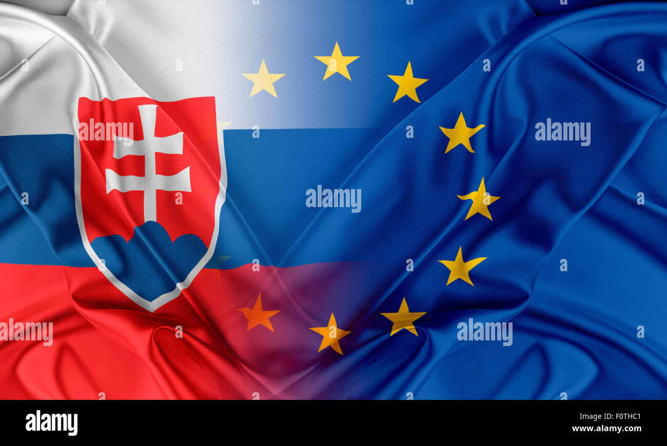 European union slovakia flag hi-res stock photography and images - Alamy