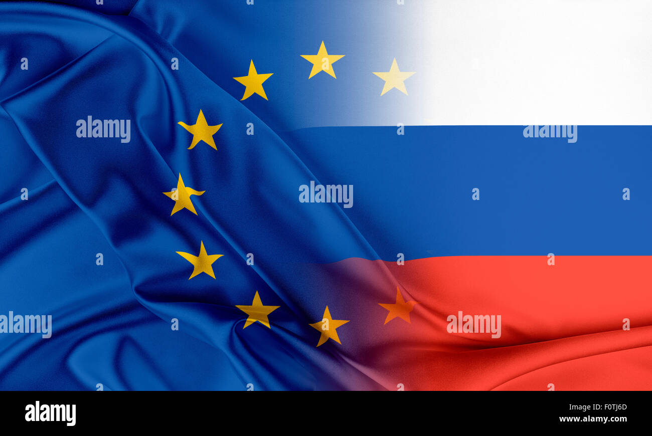 European Union and Russia Stock Photo - Alamy