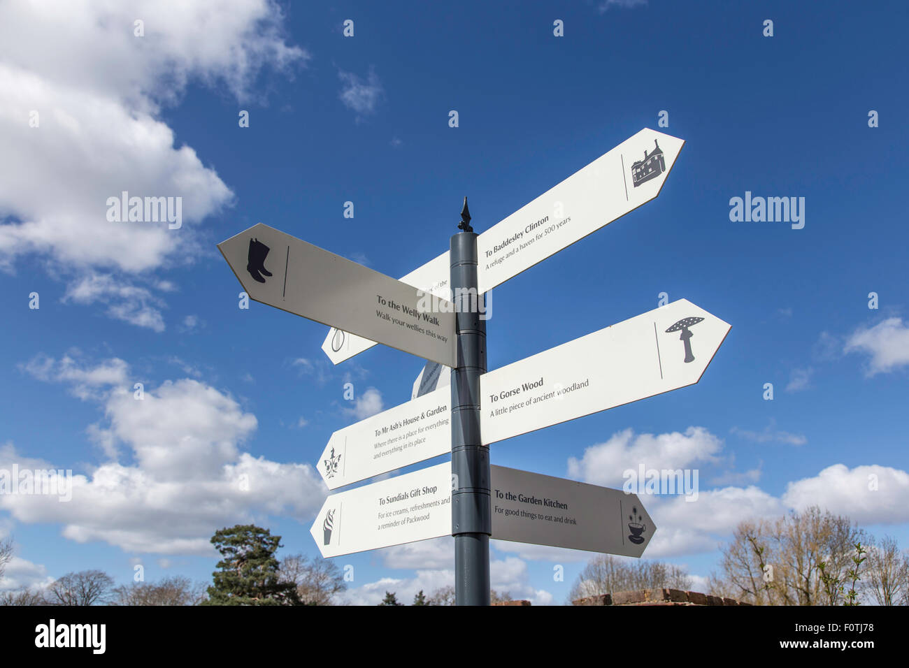 Sign post, England, UK Stock Photo - Alamy