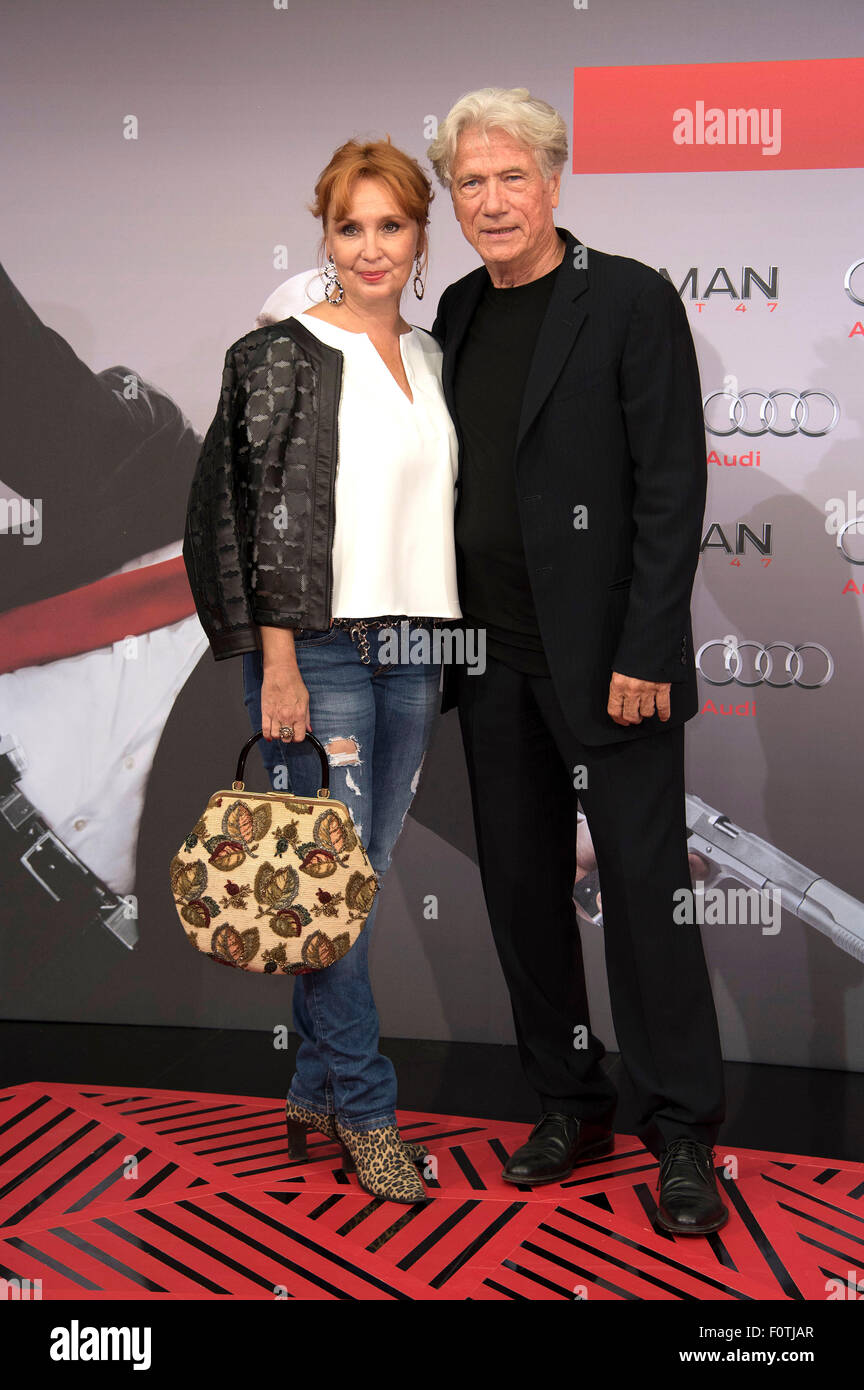 Berlin, Germany. 19th Aug, 2015. Actor Juergen Prochnow and wife Verena ...