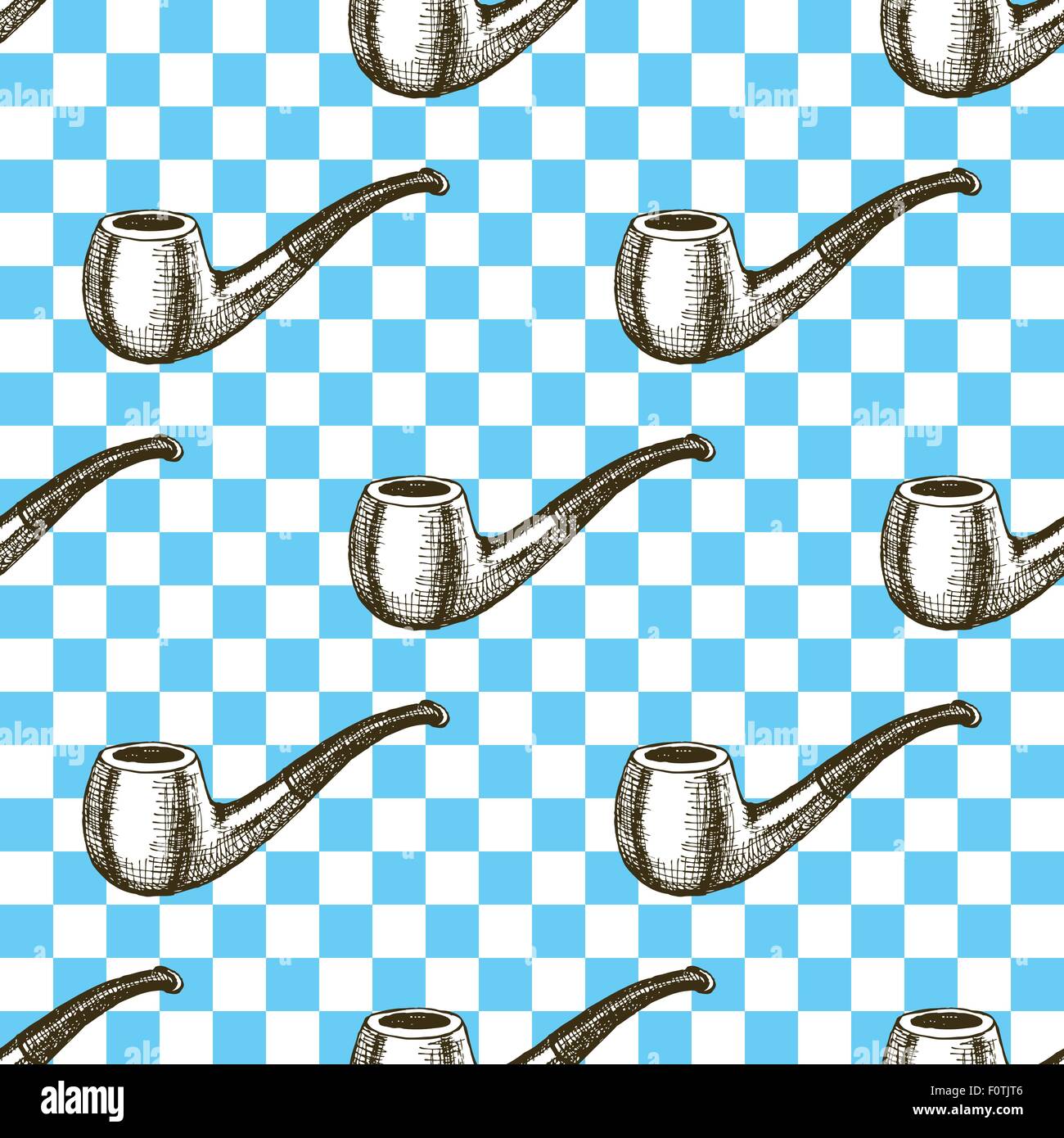 Smoking pipe engraving Stock Vector Images - Alamy