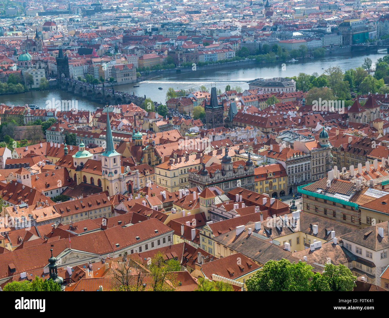 Prague panorama charles bridge hi-res stock photography and images - Alamy