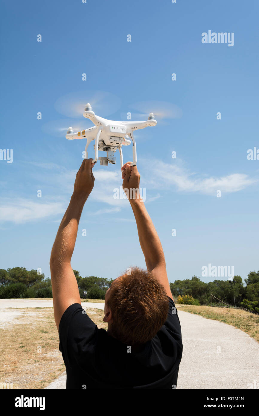 Drone catch hi-res stock photography and images - Alamy