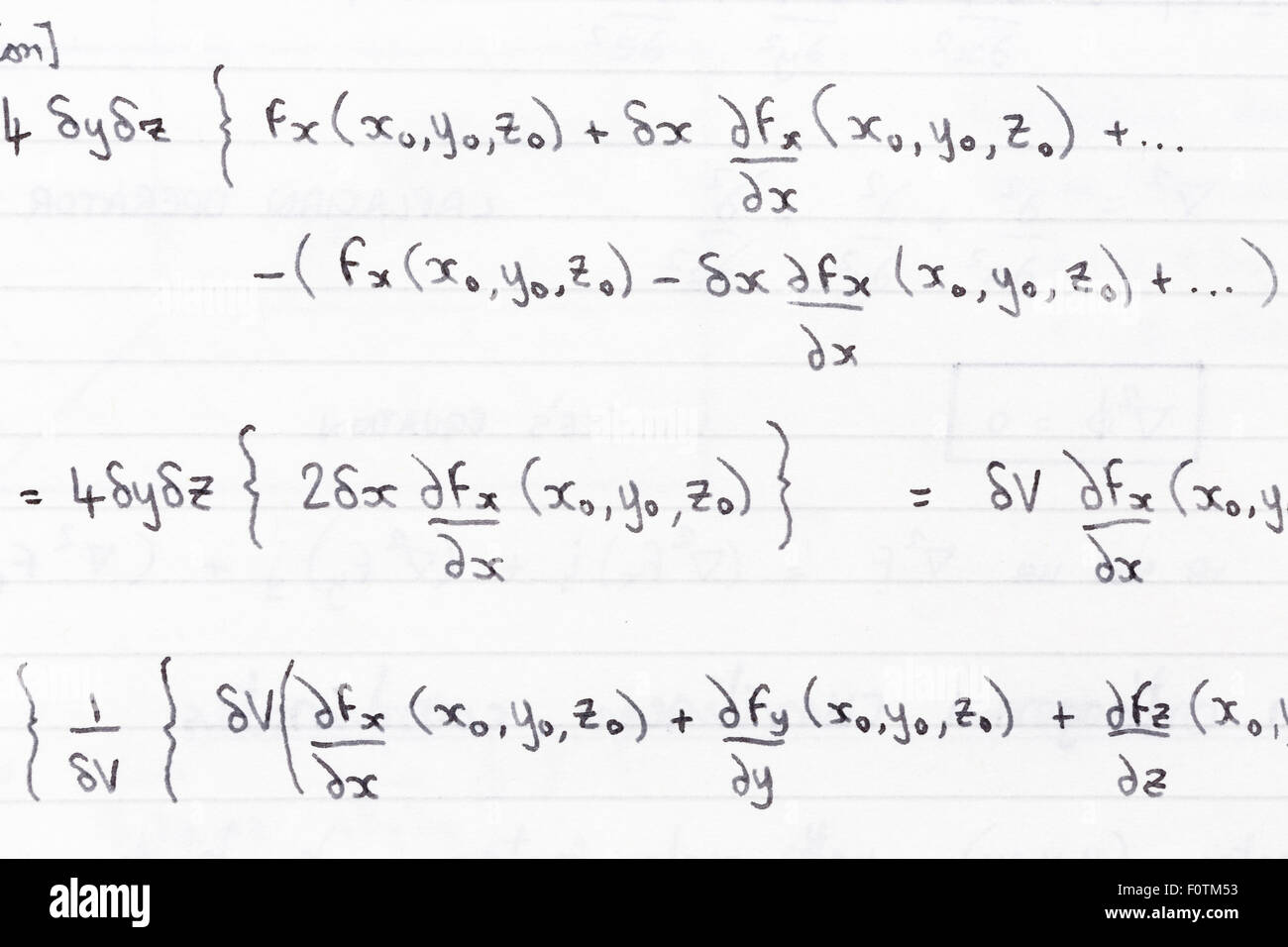 Complex mathematics formula Cut Out Stock Images & Pictures - Alamy