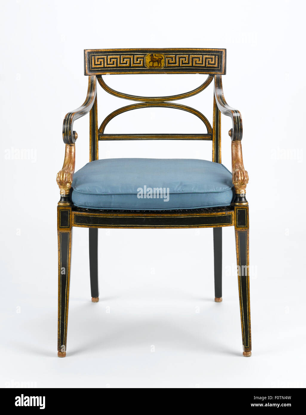 Gilt armchair hi-res stock photography and images - Alamy