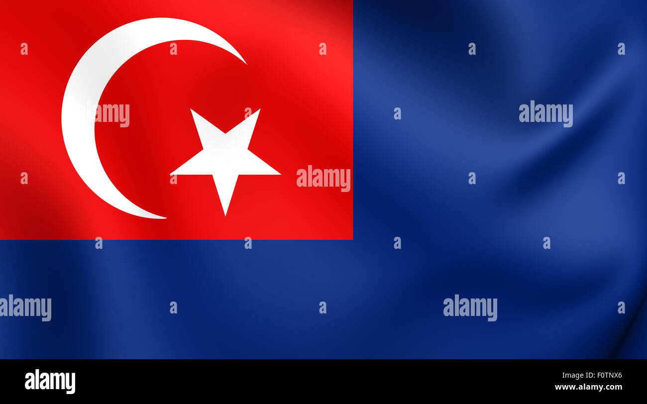 Flag of Johor, Malaysia. Close Up Stock Photo - Alamy