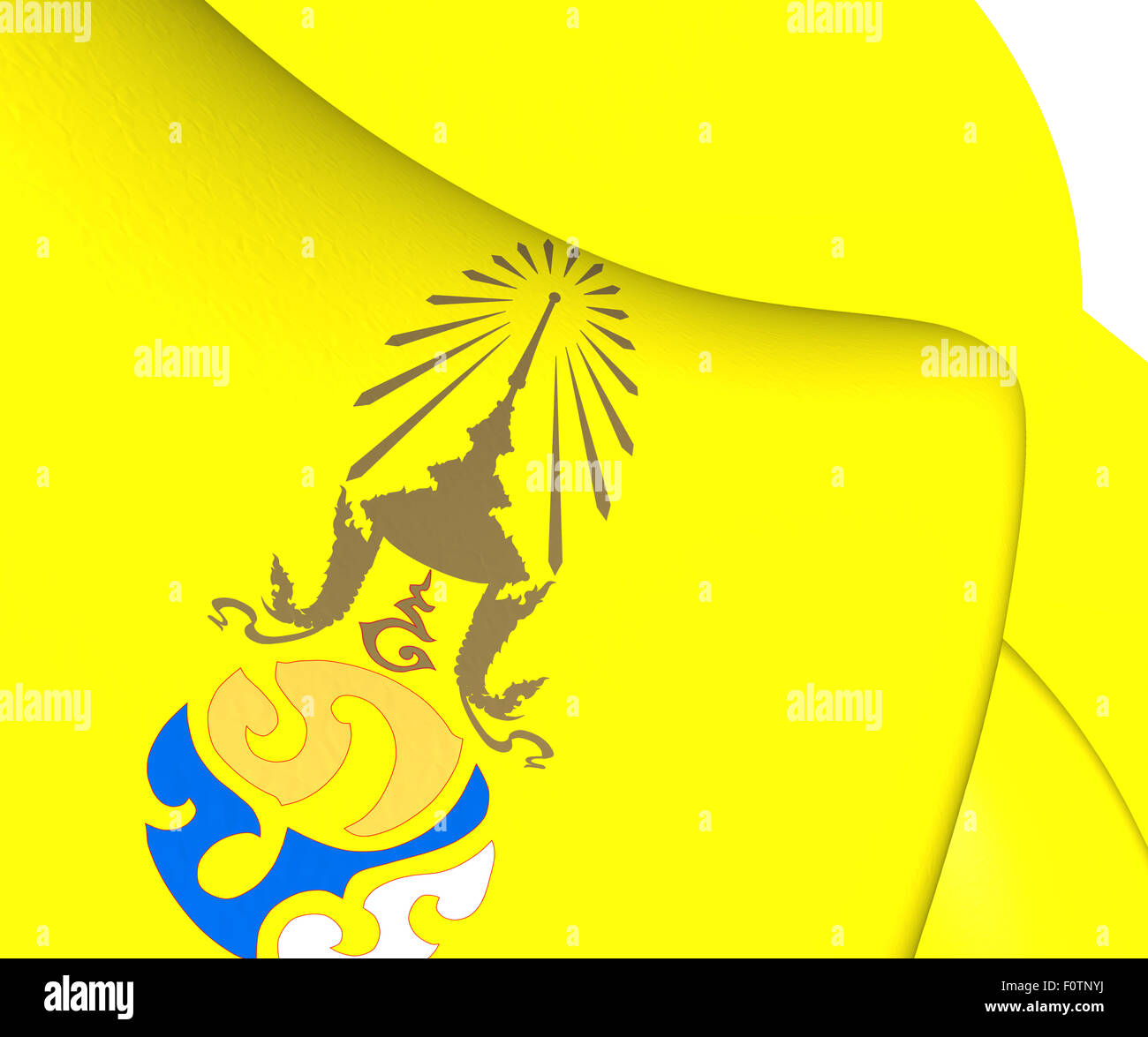 Royal Flag of King Rama IX. Close Up Stock Photo - Alamy