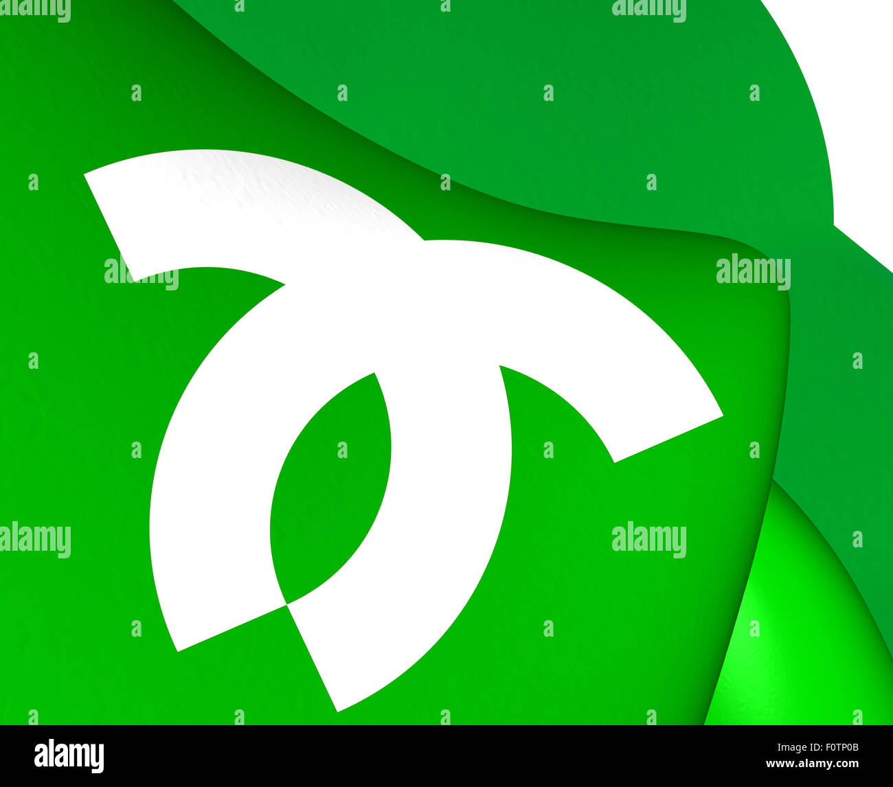 3D Flag of Kobe, Japan. Close Up Stock Photo - Alamy