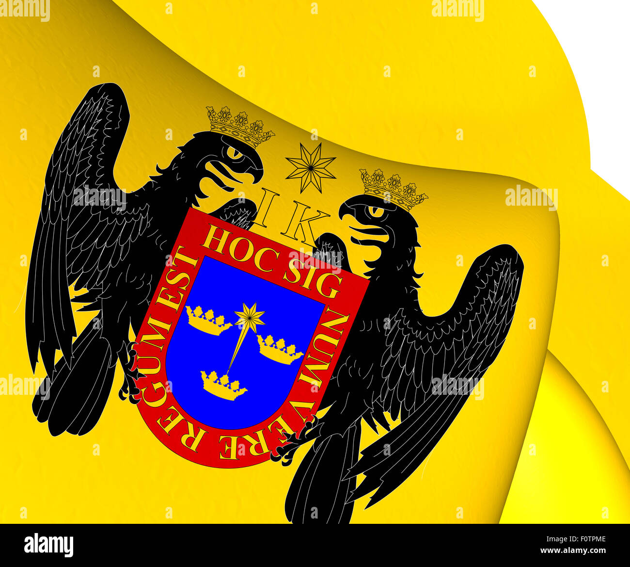 Flag of Lima, Peru. Close Up Stock Photo - Alamy