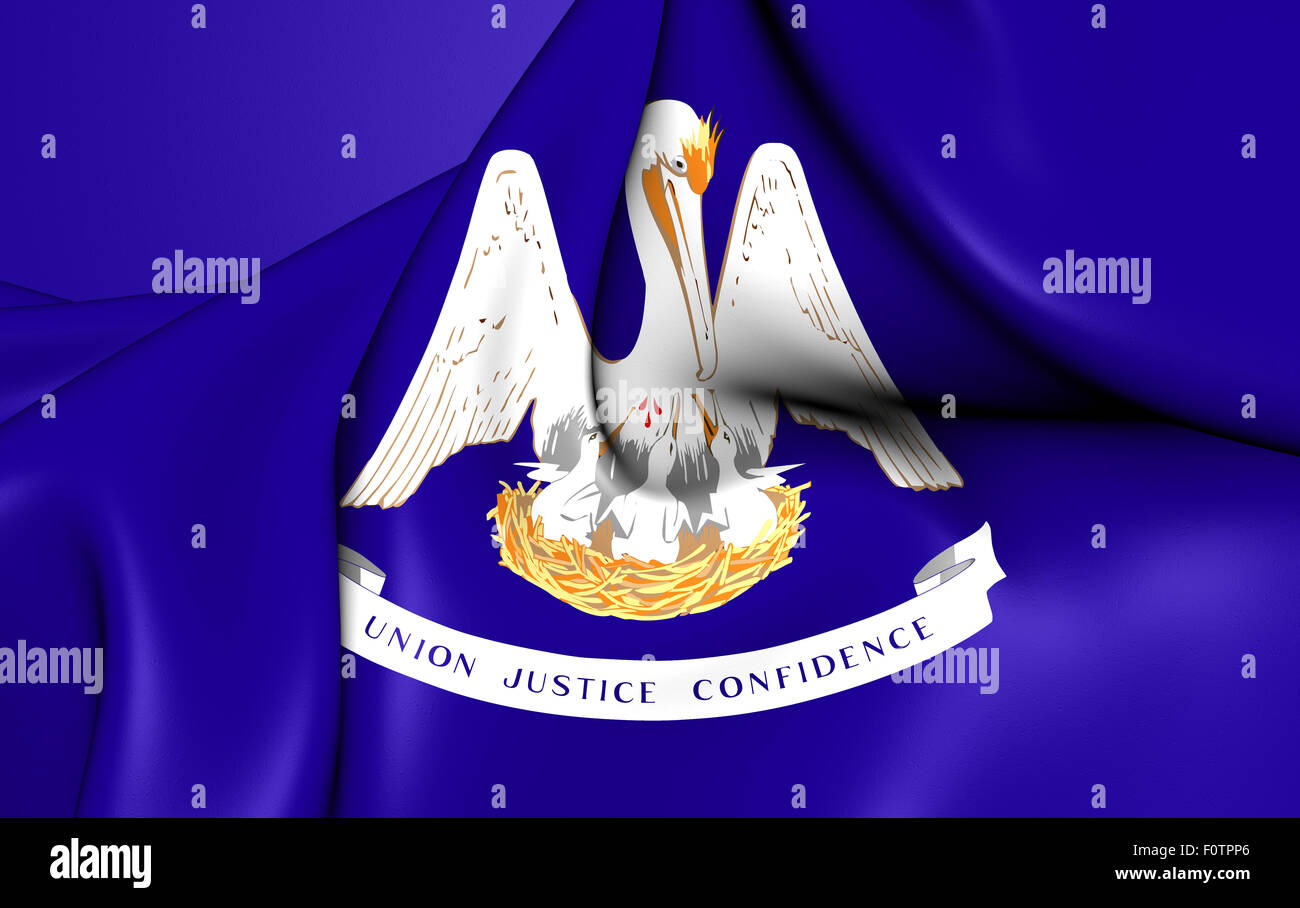 Flag of the louisiana hi-res stock photography and images - Alamy