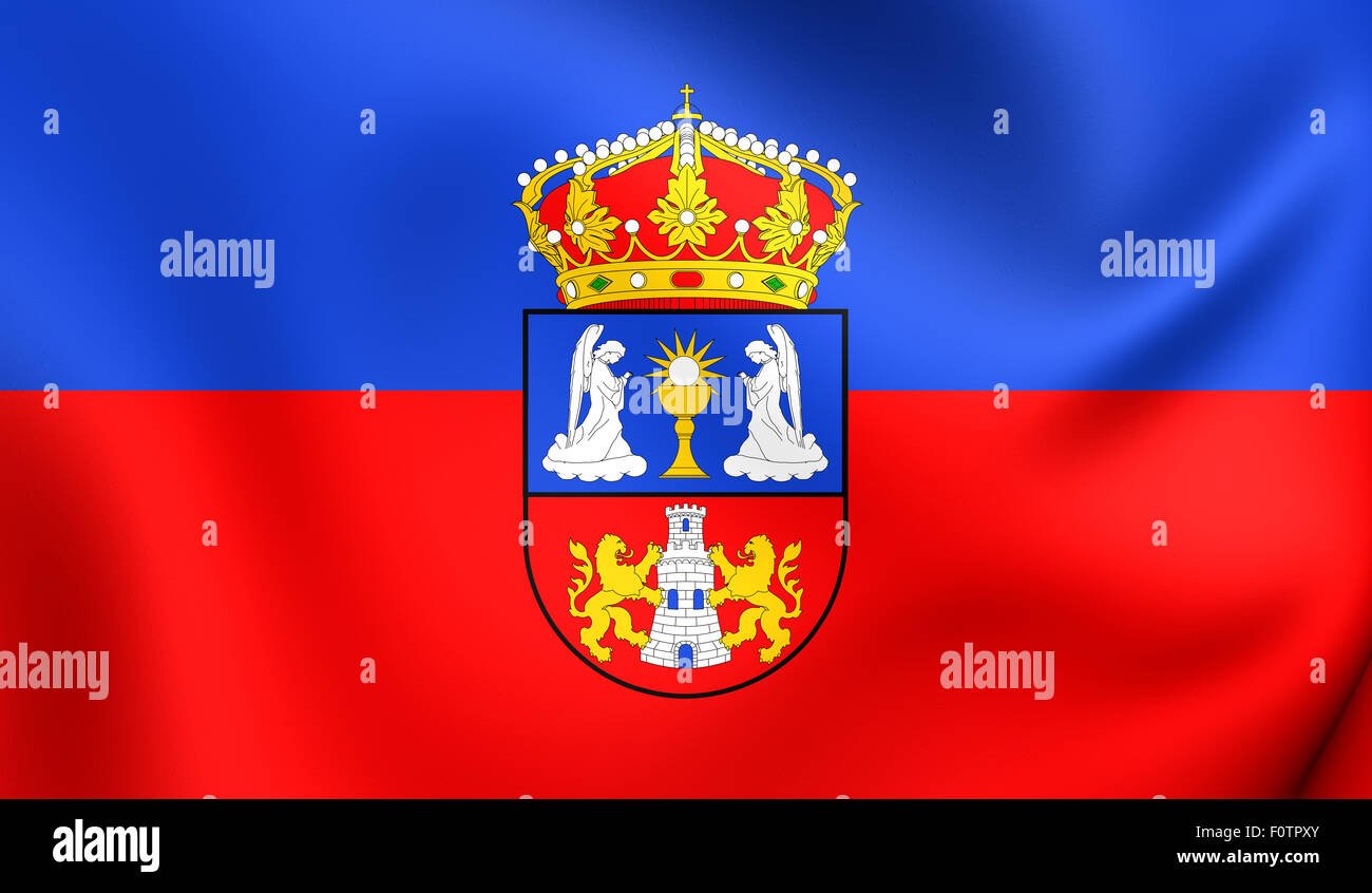 Flag of Lugo Province, Spain. Close Up Stock Photo - Alamy