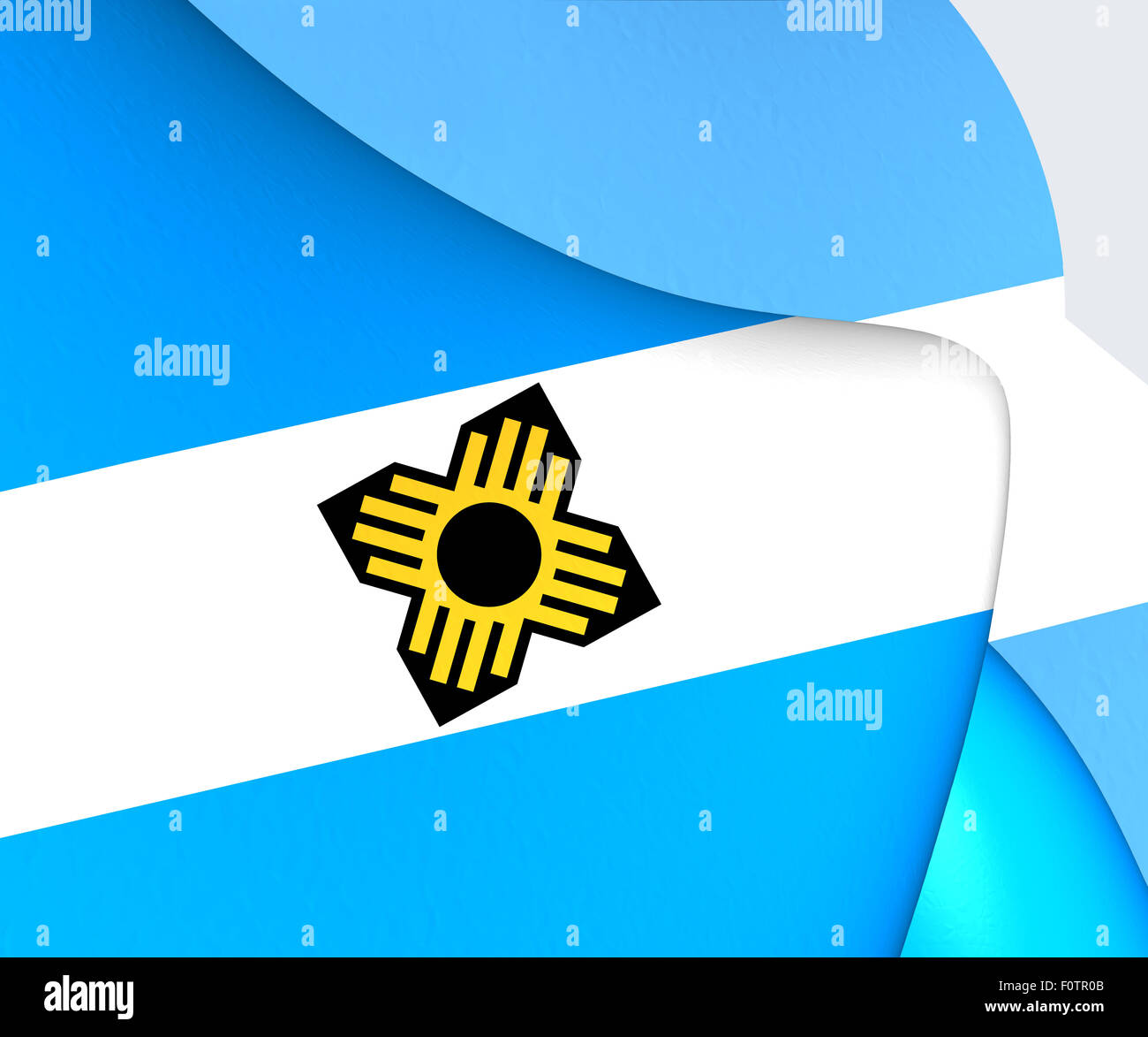 Flag of Madison, USA. Close Up Stock Photo - Alamy