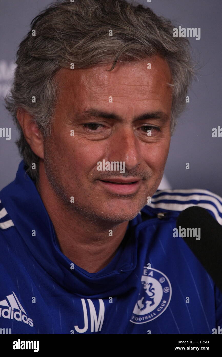 Portrait of Jose Mourinho, Chelsea Football Club's Manager Stock Photo ...