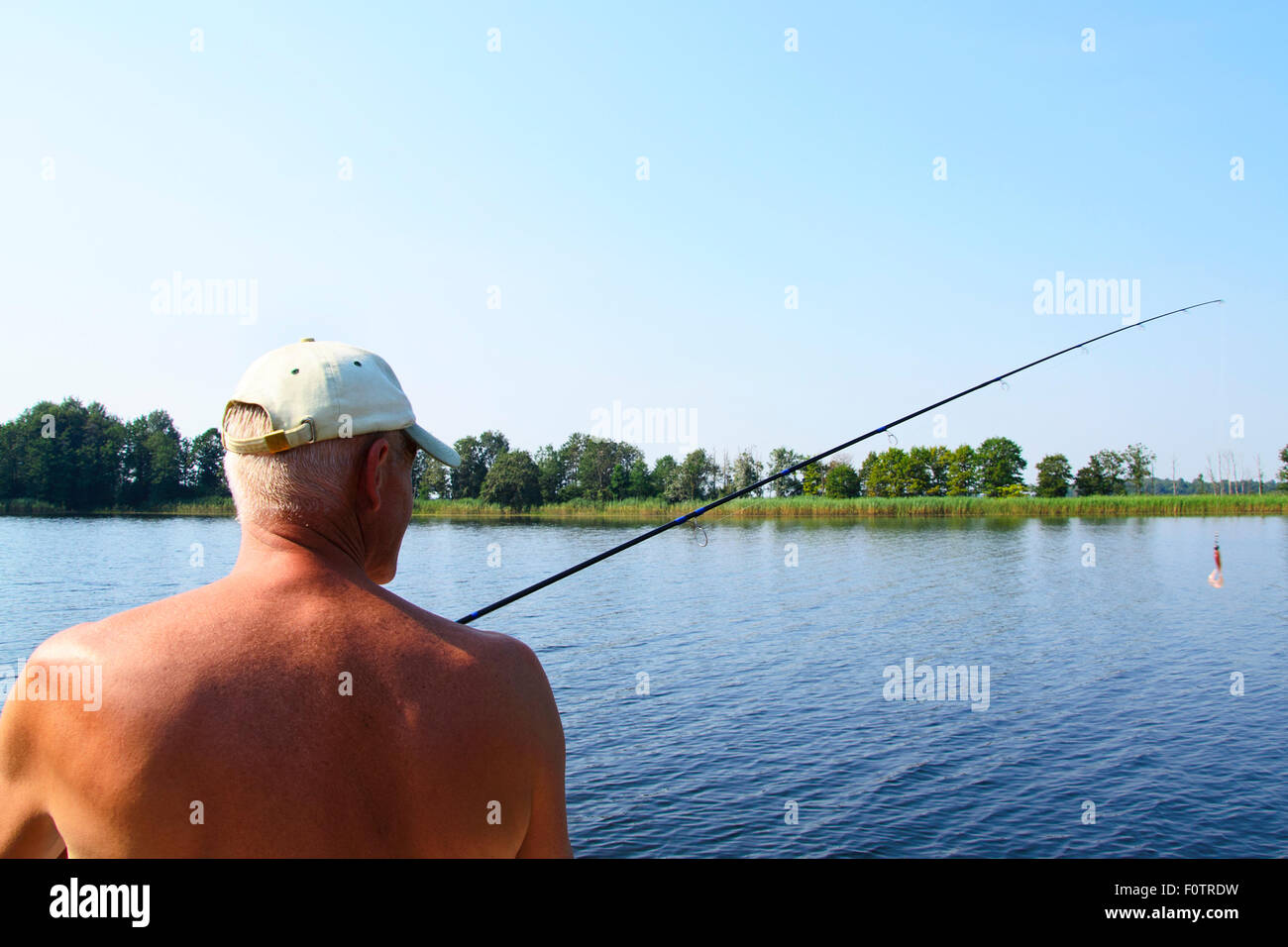 Man catching a big fish hi-res stock photography and images - Alamy