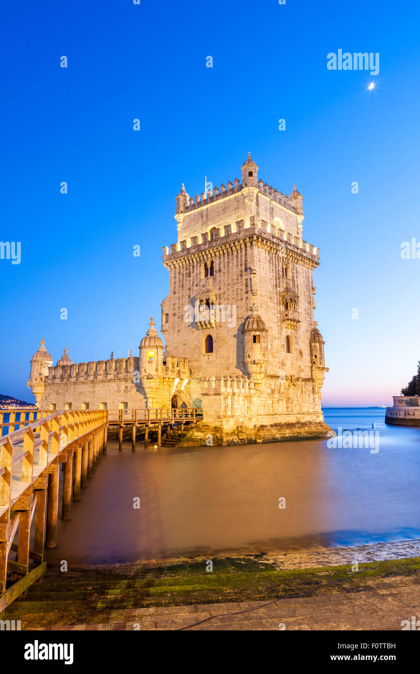 Belem tower front view hi-res stock photography and images - Alamy