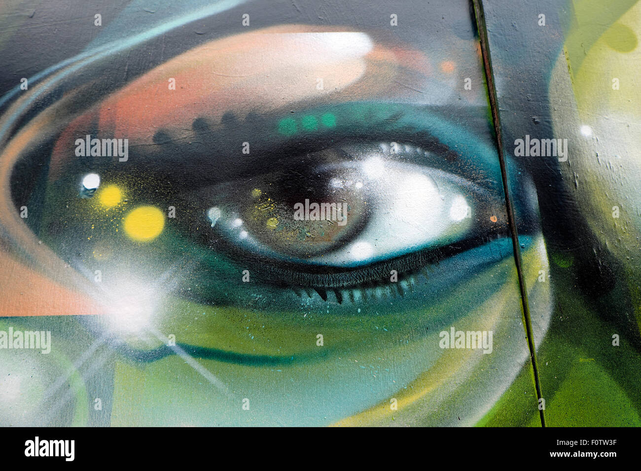 Eye graffiti hi-res stock photography and images - Alamy