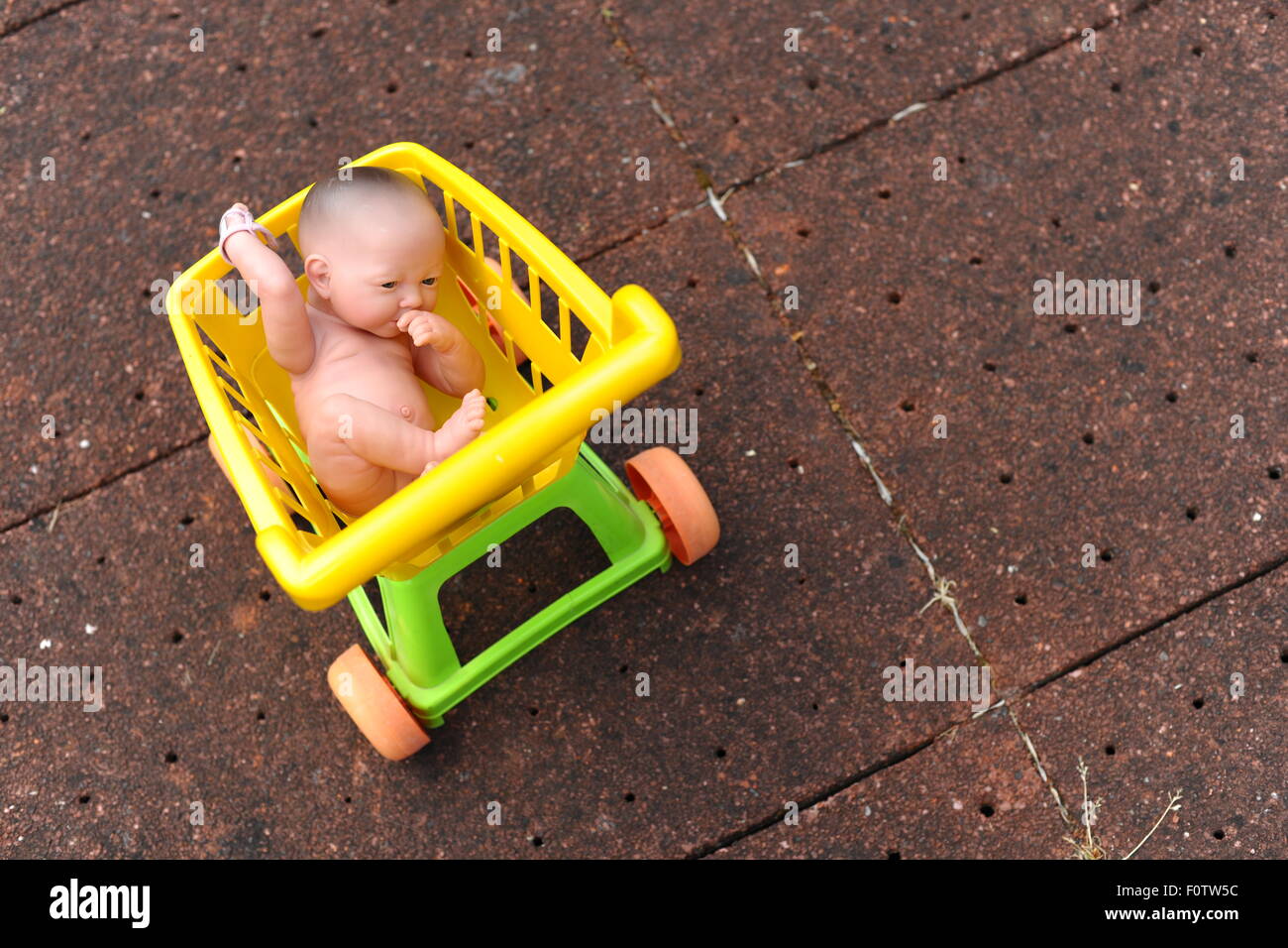Doll shopping trolley hi-res stock photography and images - Alamy
