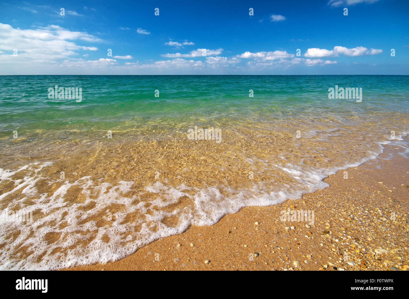 beautiful summer sea coast Stock Photo - Alamy