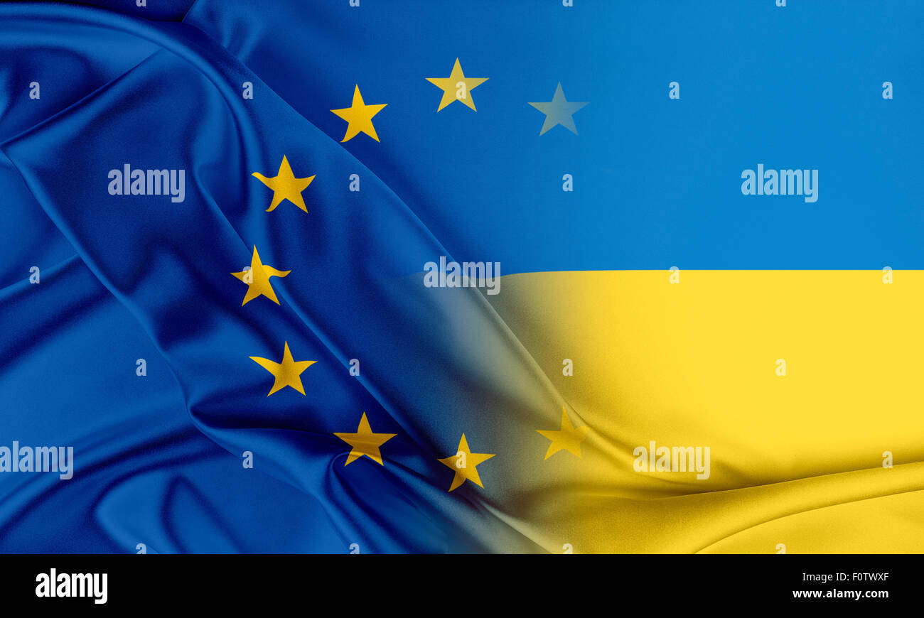 Large national flag ukraine hi-res stock photography and images - Alamy