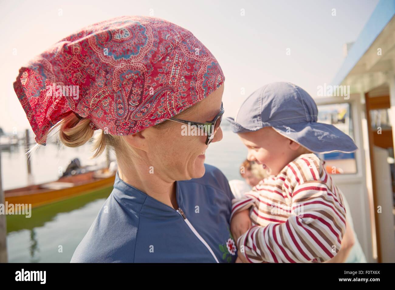 Mature mother son holding hi-res stock photography and images - Alamy