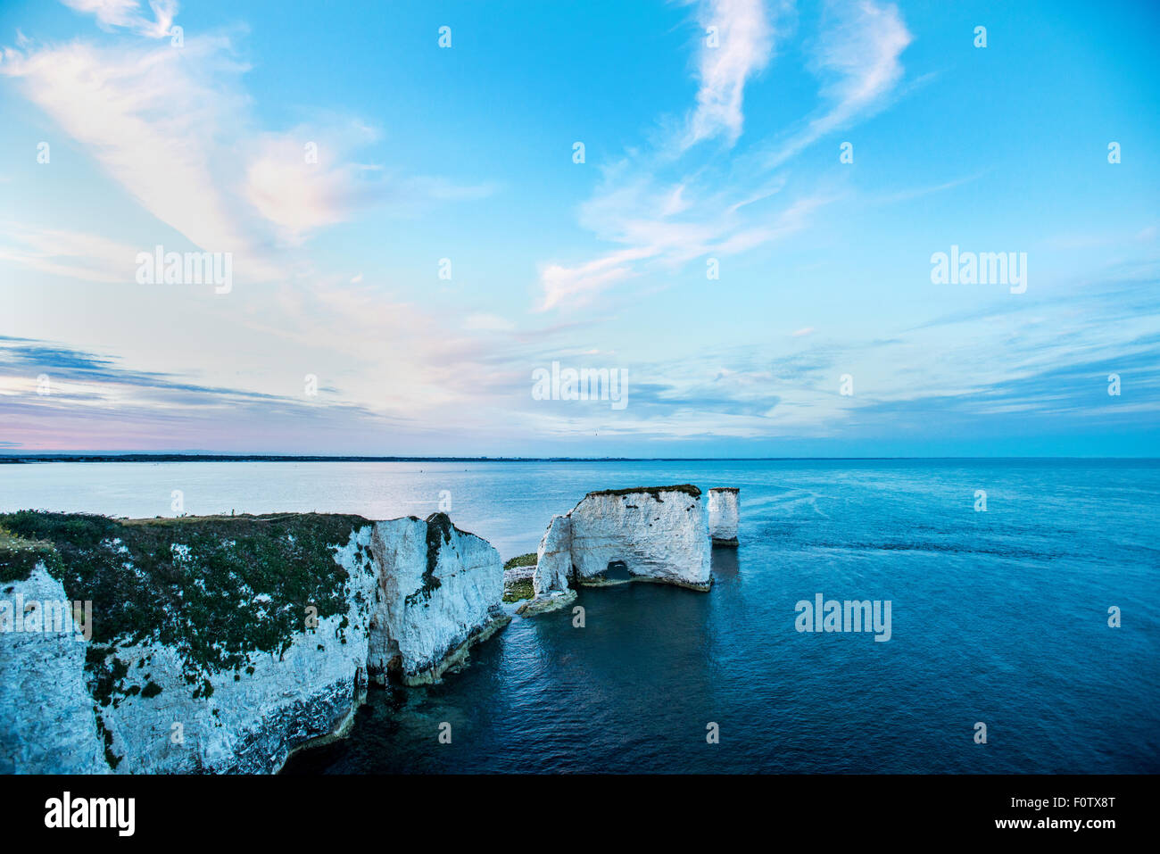 The Old Harry Rocks Dorset, England Stock Photo - Alamy