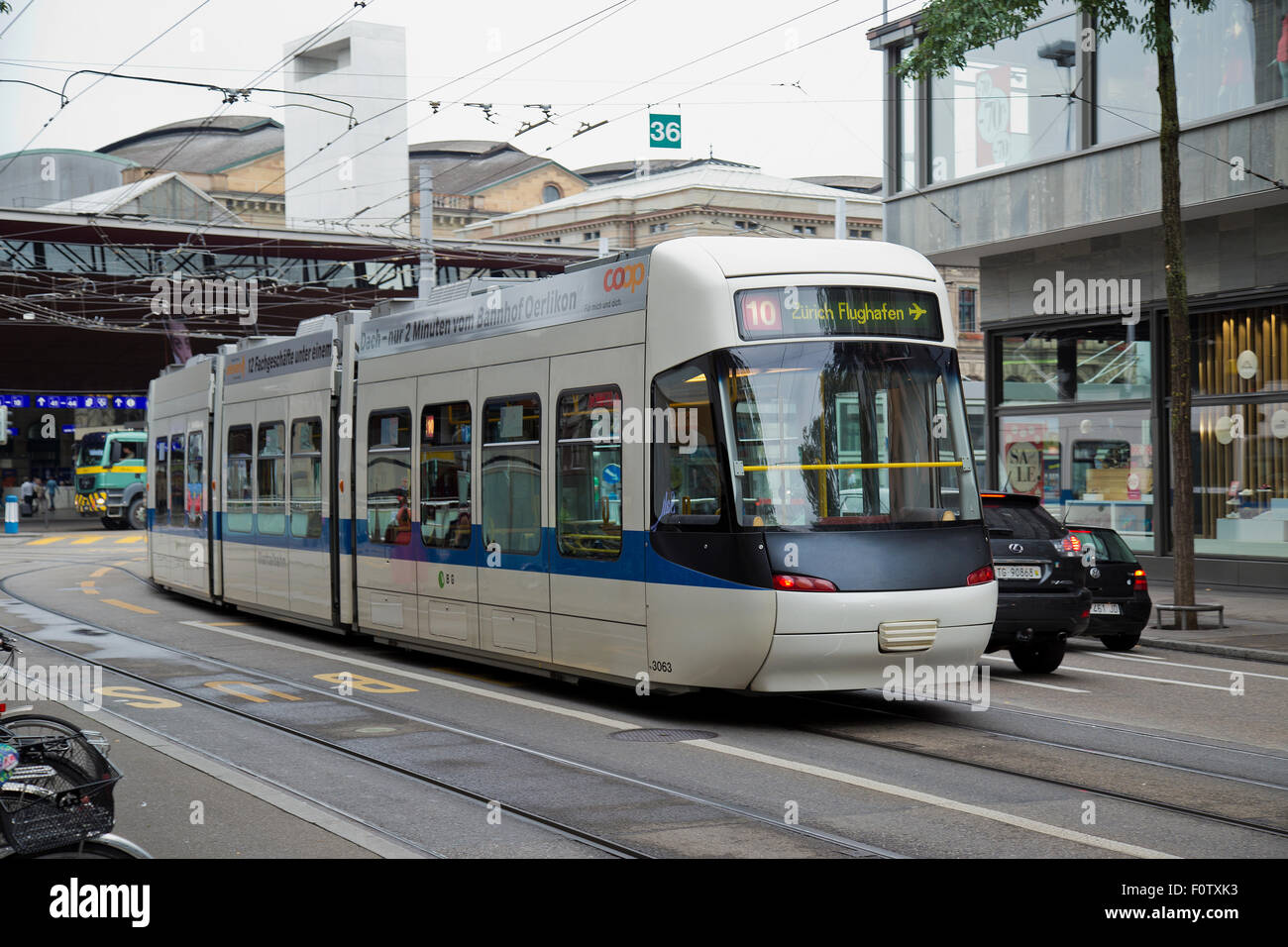 modern tram in Zurich in Switzerland Stock Photo - Alamy