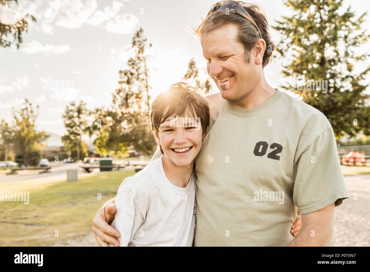 Father teenager hi-res stock photography and images - Alamy