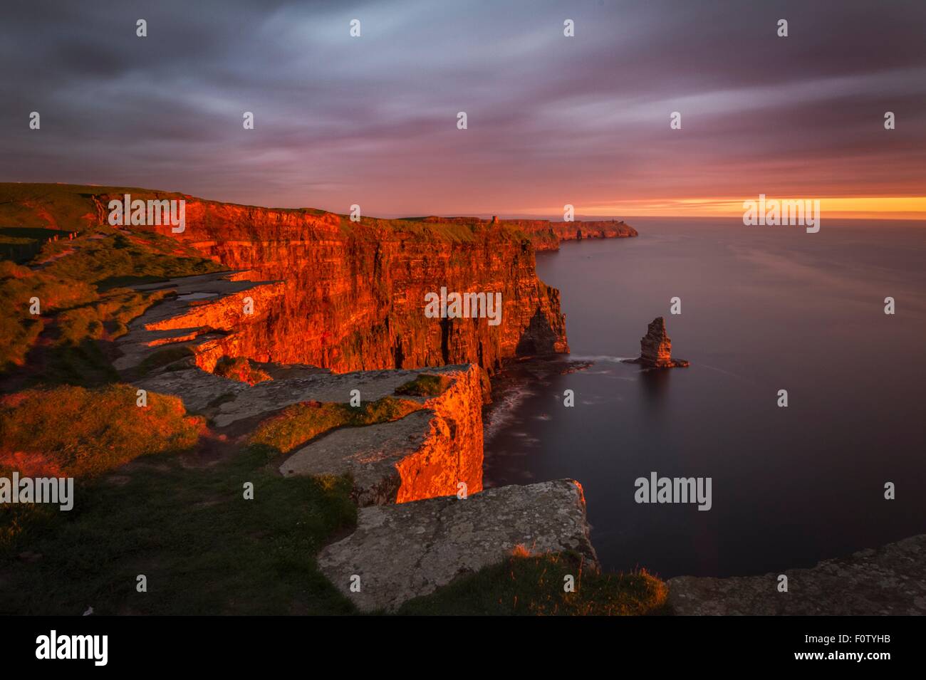 Cliffs of Moher, Liscannor, Ireland Stock Photo - Alamy