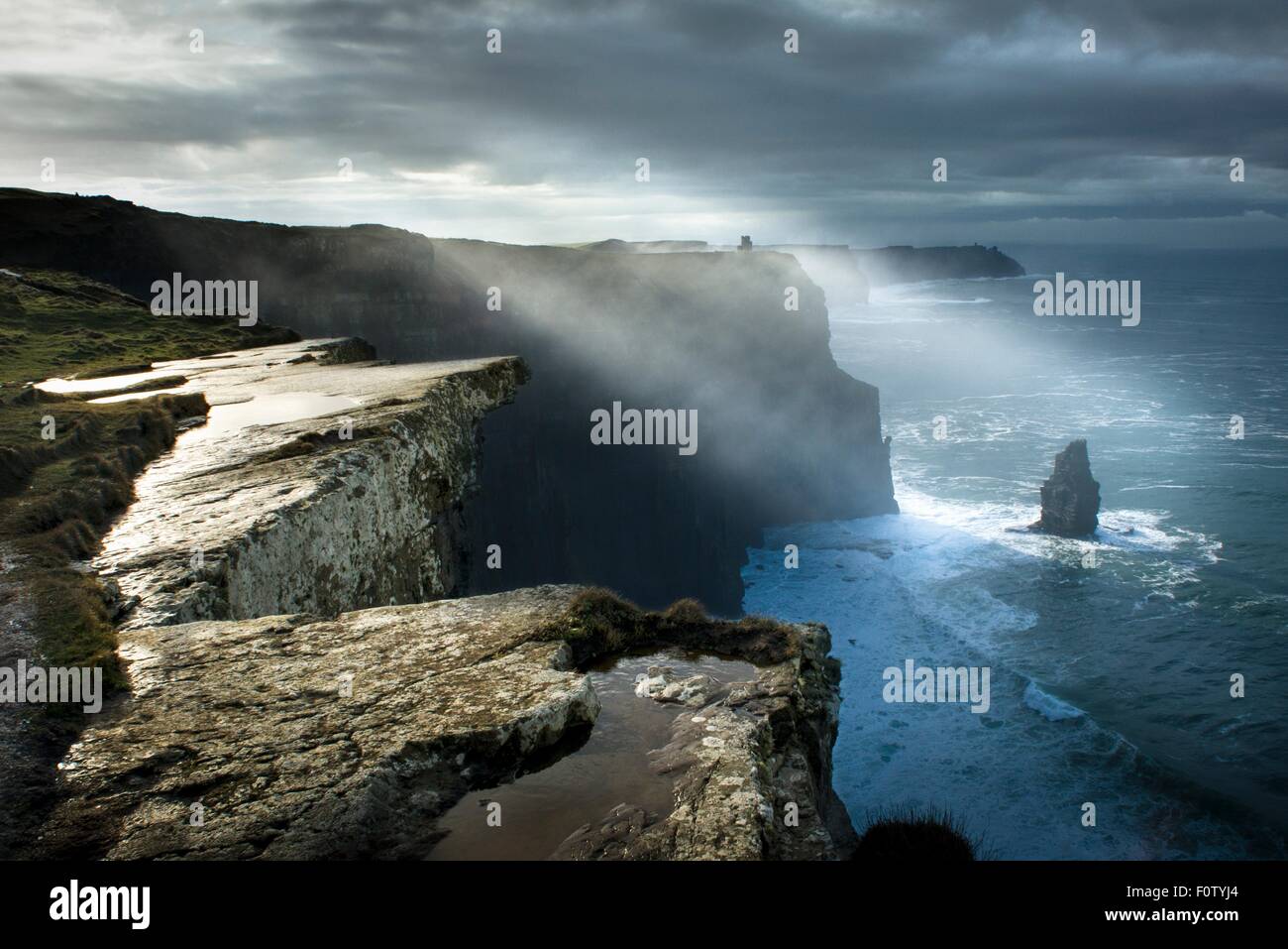Cliffs of Moher, Liscannor, Ireland Stock Photo - Alamy