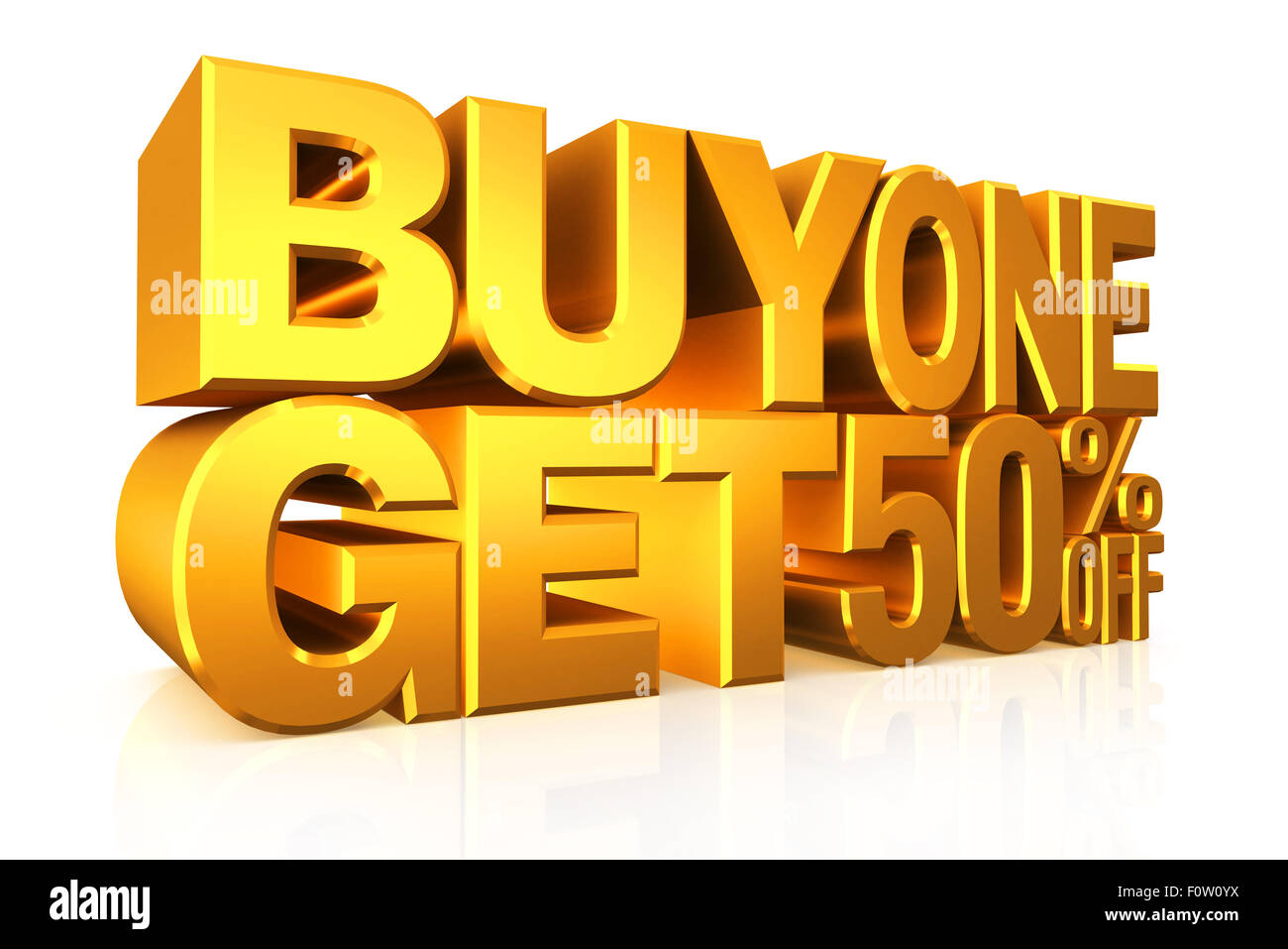 Percent discount gold glossy hi-res stock photography and images - Alamy