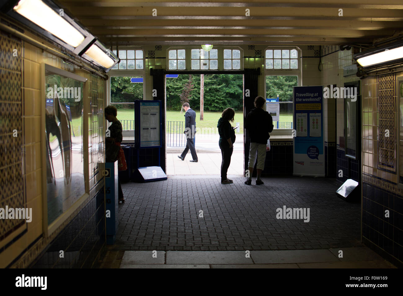 Solihull railway station foyer, West Midlands, England, UK Stock Photo ...